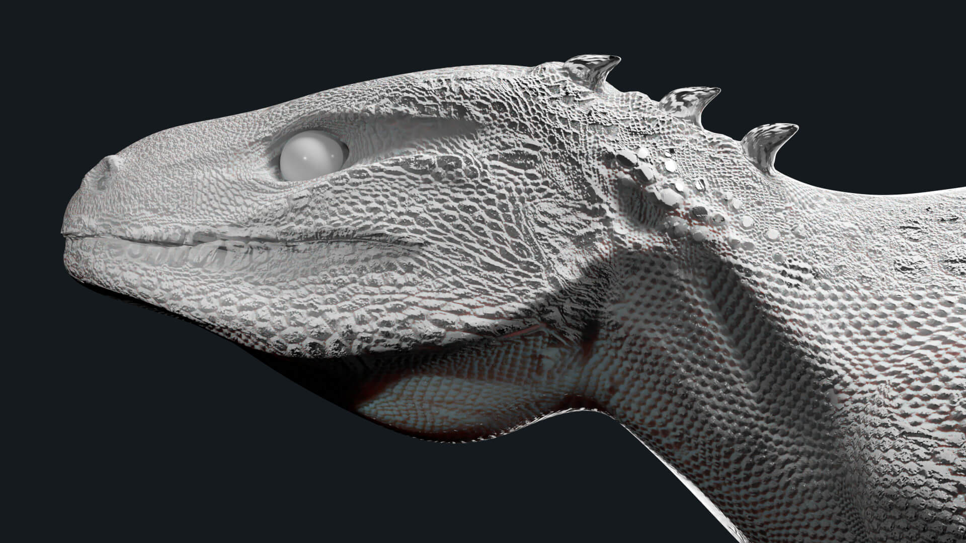 Iguana Dragon - 3D Model by Pig Scales Studio