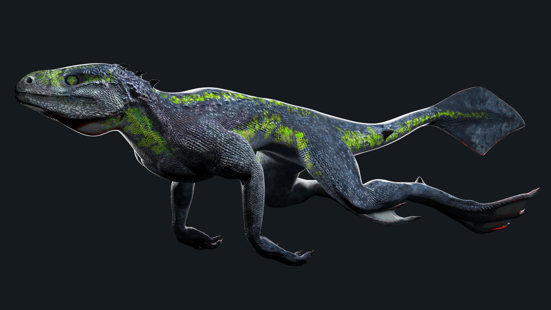 Iguana Dragon - 3D Model by Pig Scales Studio