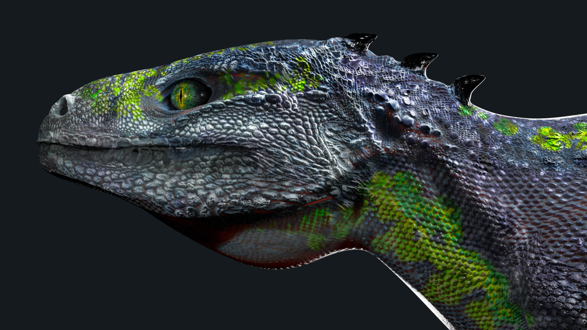 Iguana Dragon - 3D Model by Pig Scales Studio