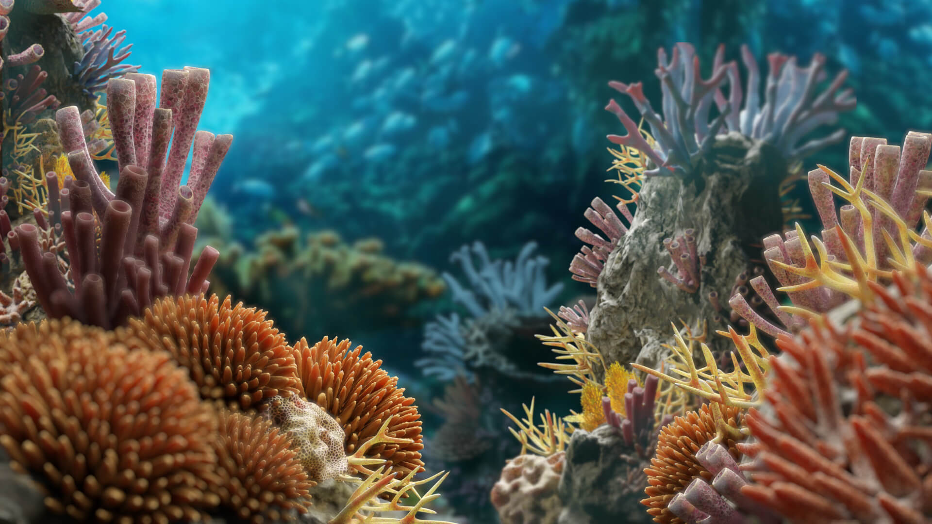 Low Poly Coral Pack - 3D Model by Pig Scales Studio