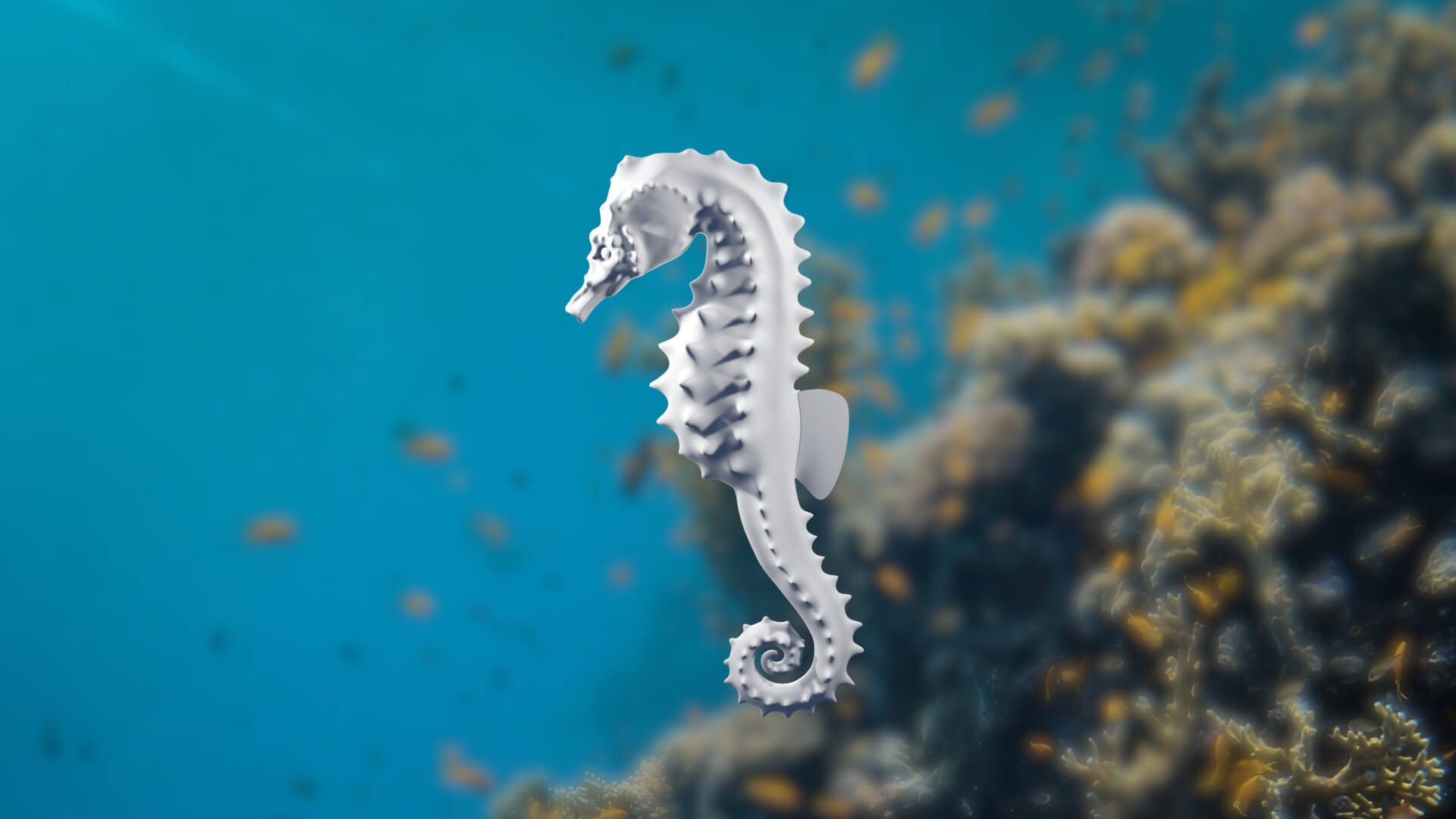 Low Poly Seahorse Pack - 3D Model by Pig Scales Studio