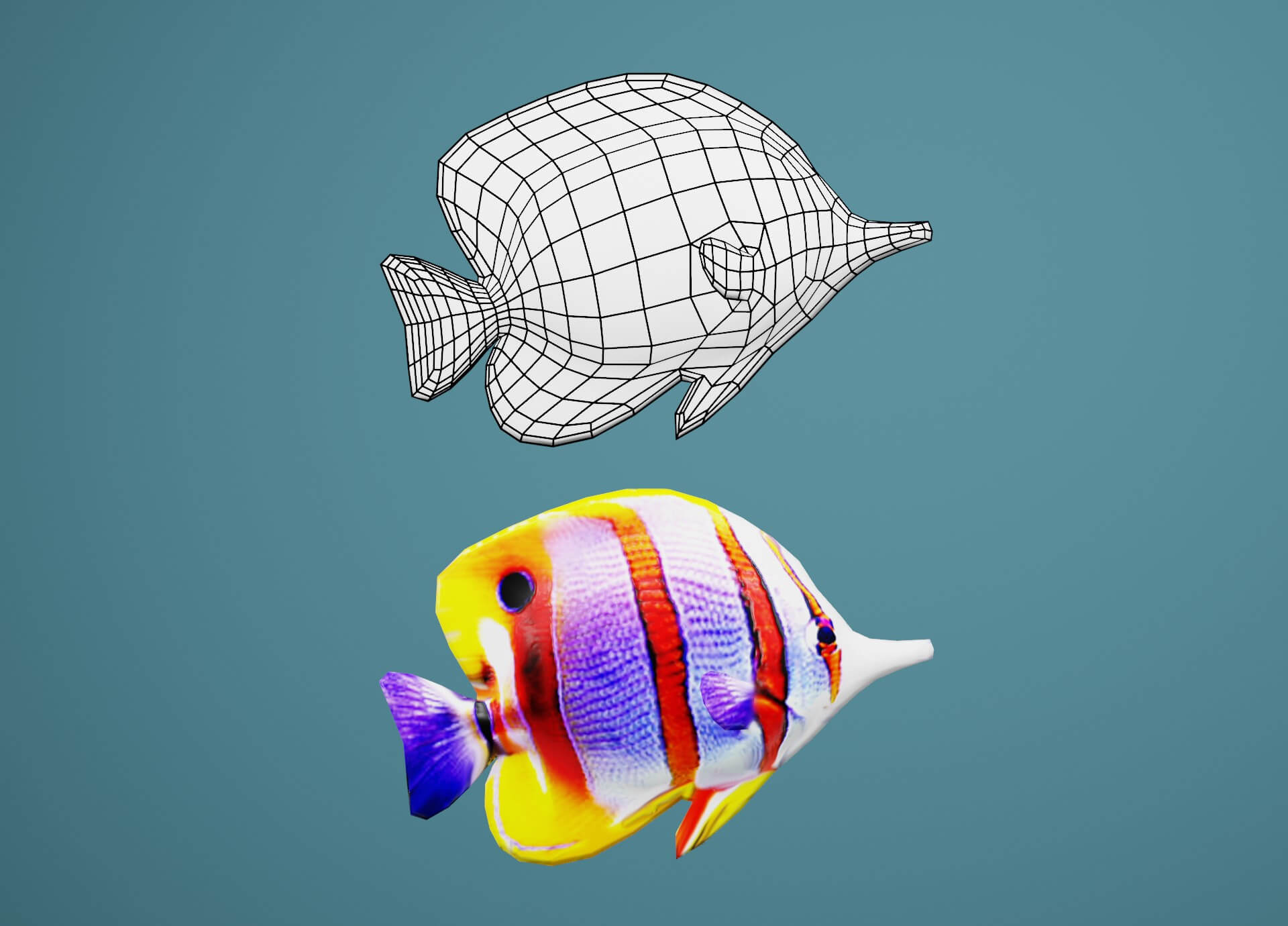 Ocean Creatures Mega Pack - 3D Model by Pig Scales Studio