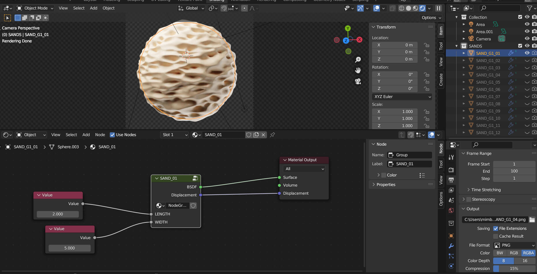 Procedural Sands Pack - 3D Material or Shader by Pig Scales Studio