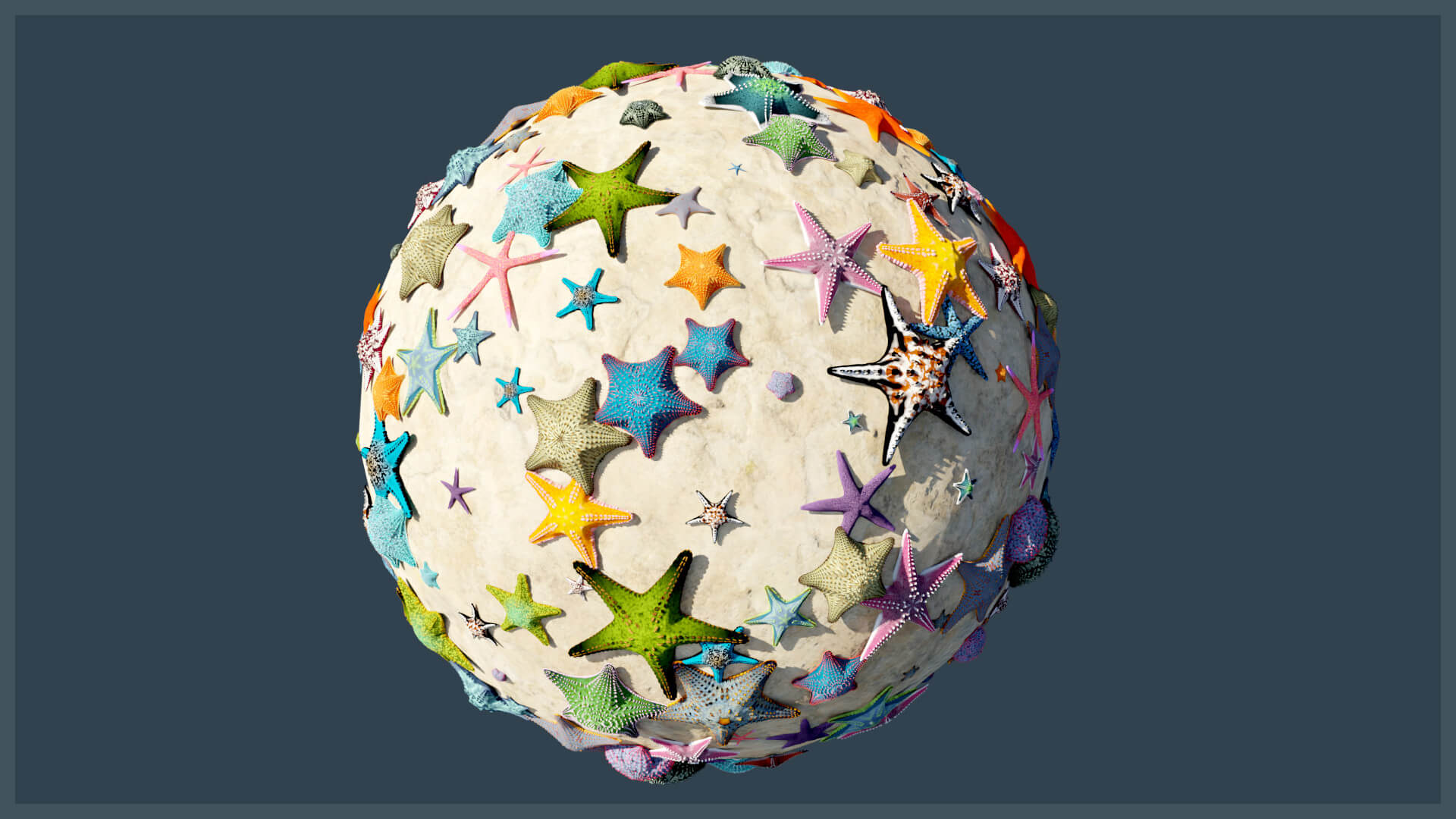 Starfish Pack - 3D Model by Pig Scales Studio