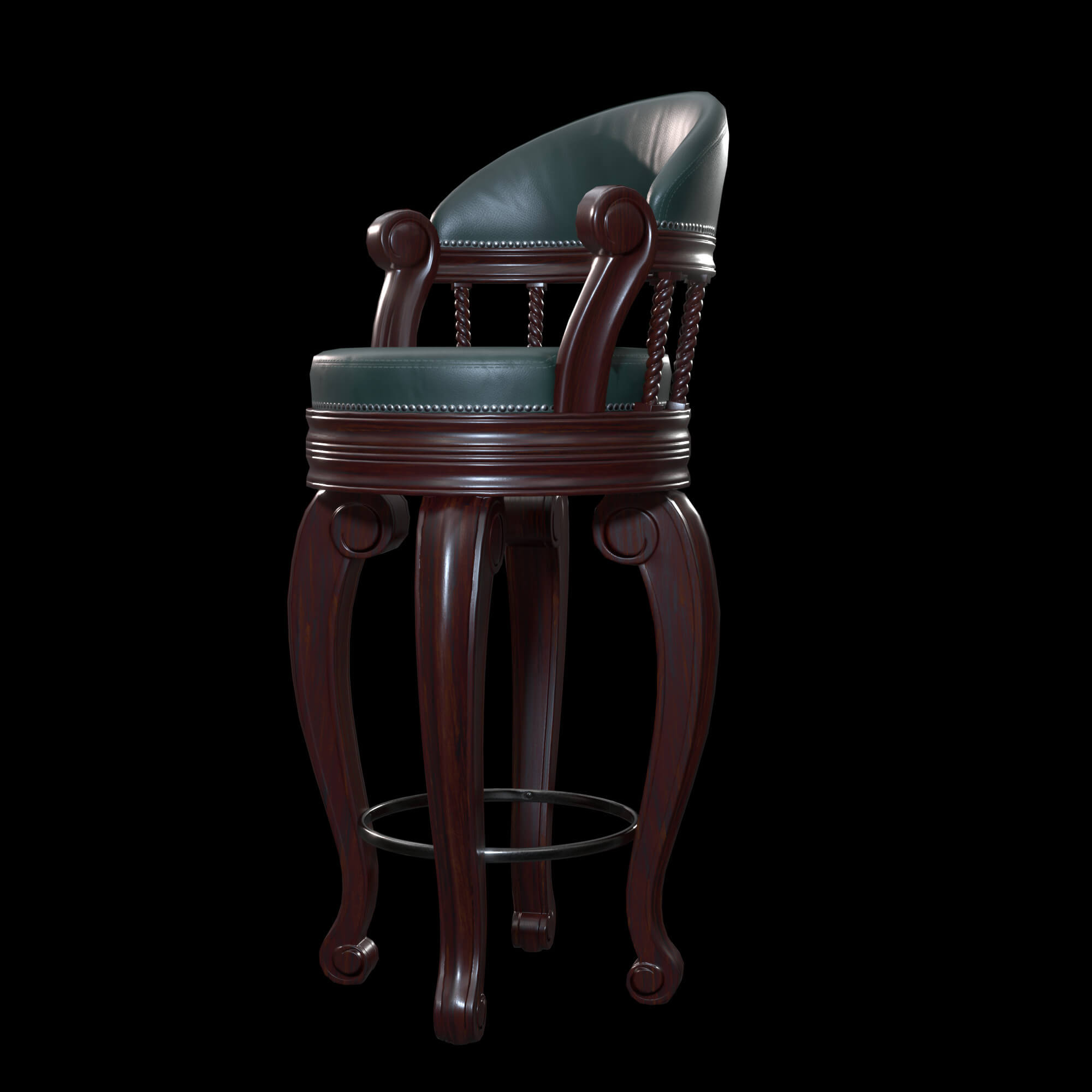 Bar Stool - 3D Model by pililpchenko