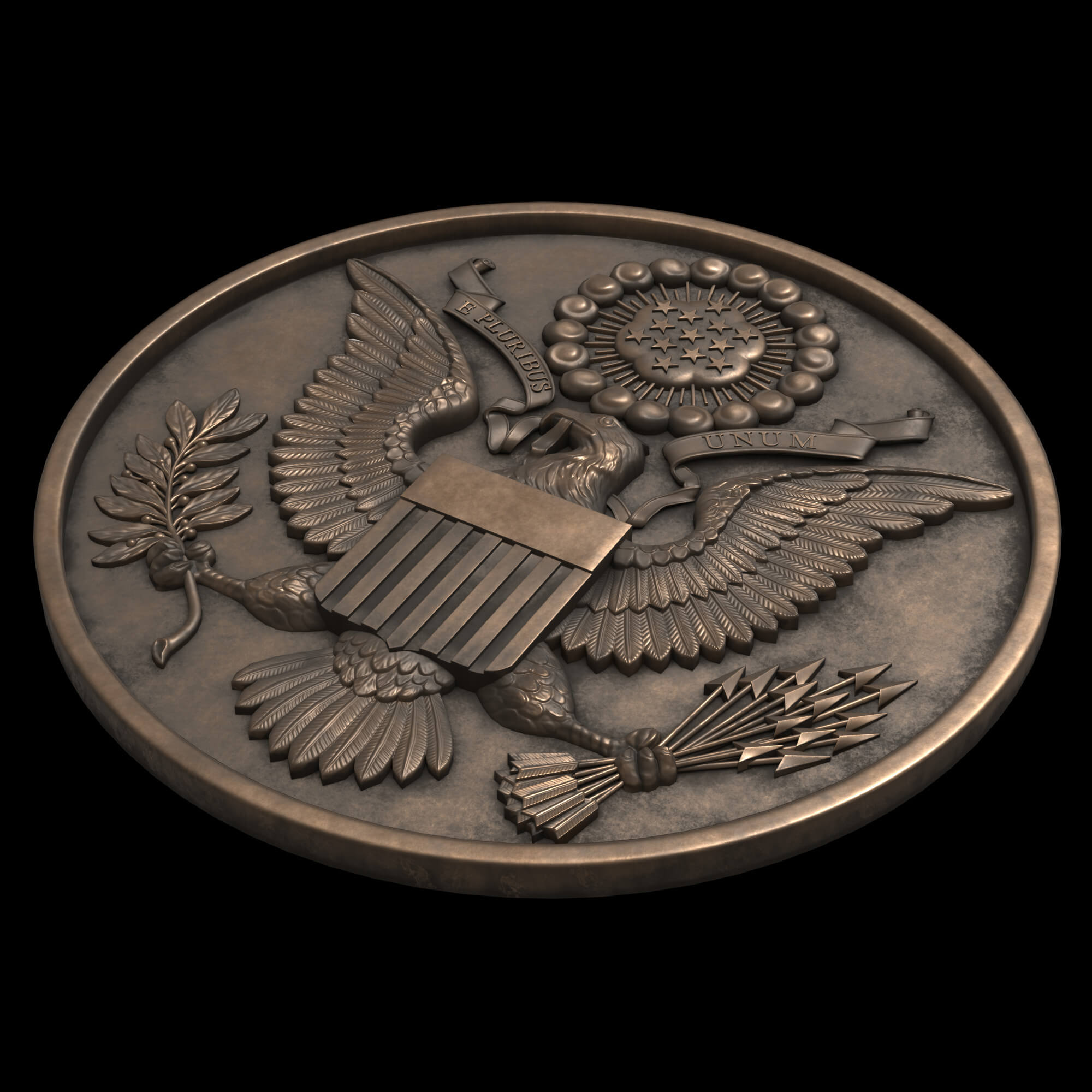 Great Seal USA - 3D Model by pililpchenko