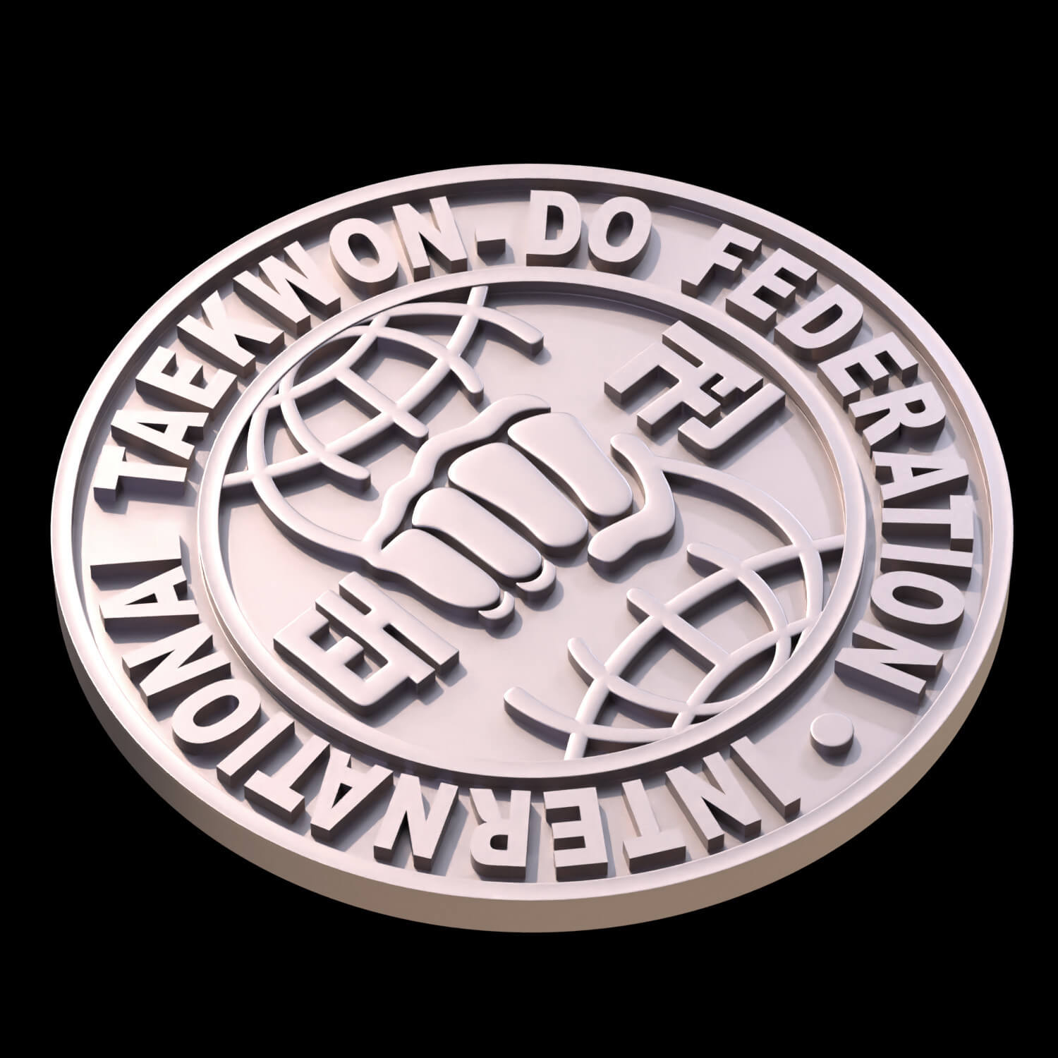 International Taekwon-Do Federation Logo 3D Print Model by pililpchenko
