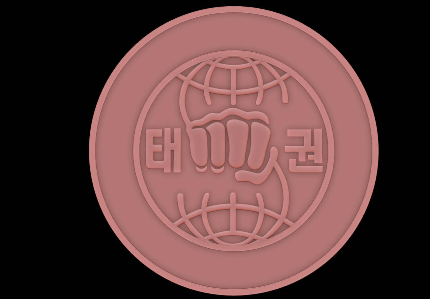 International Taekwon-Do Federation Logo 3D Print Model by pililpchenko