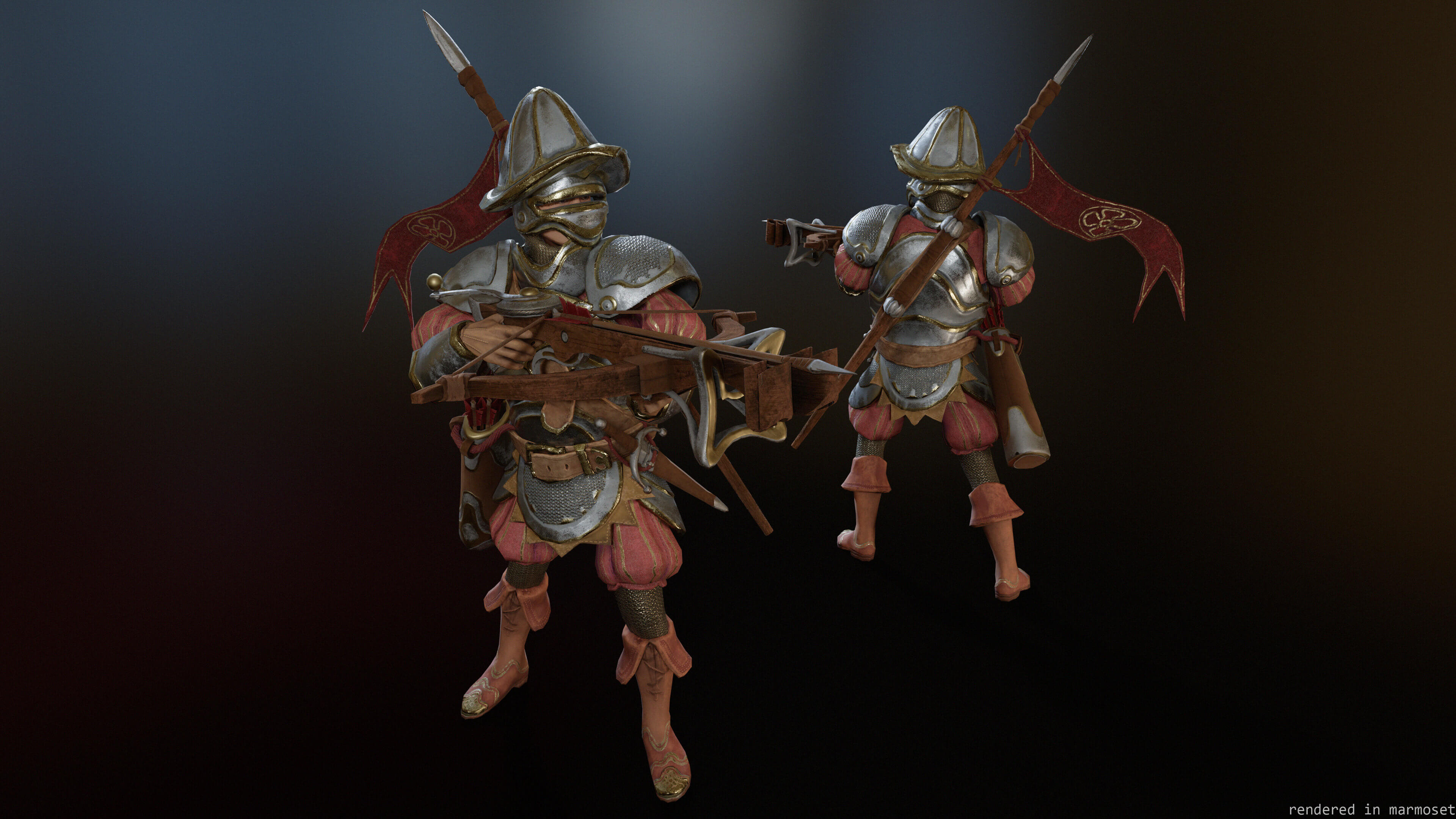 Crossbowman Heavy Armored - 3D Model by pink_penguin