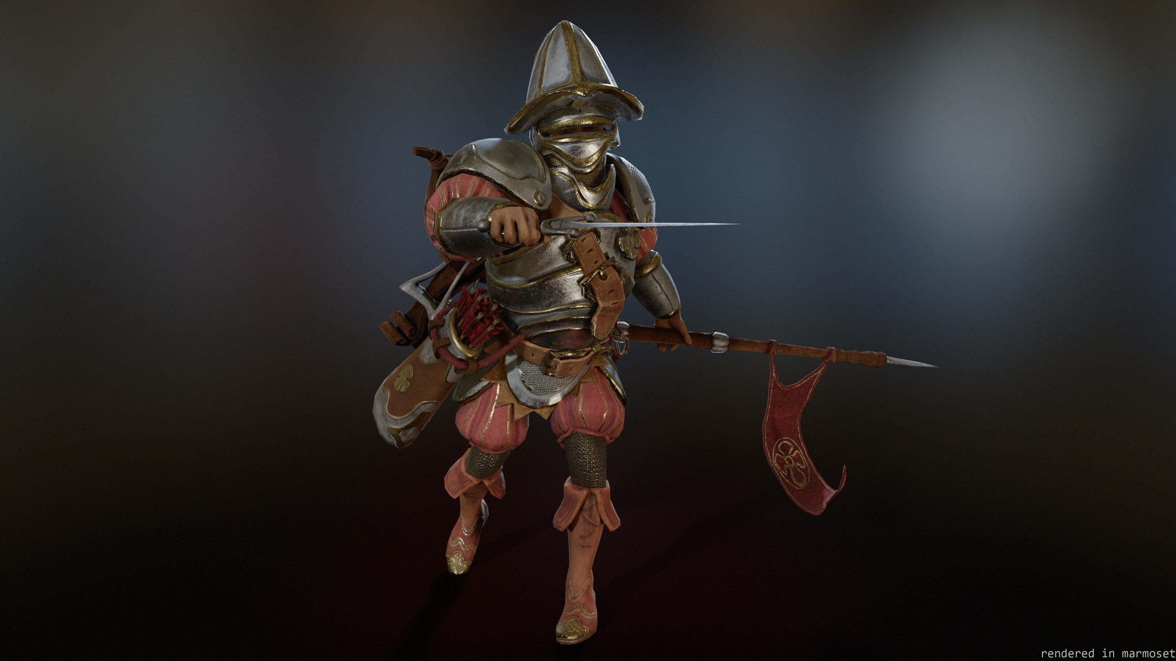 Crossbowman Heavy Armored - 3D Model by pink_penguin
