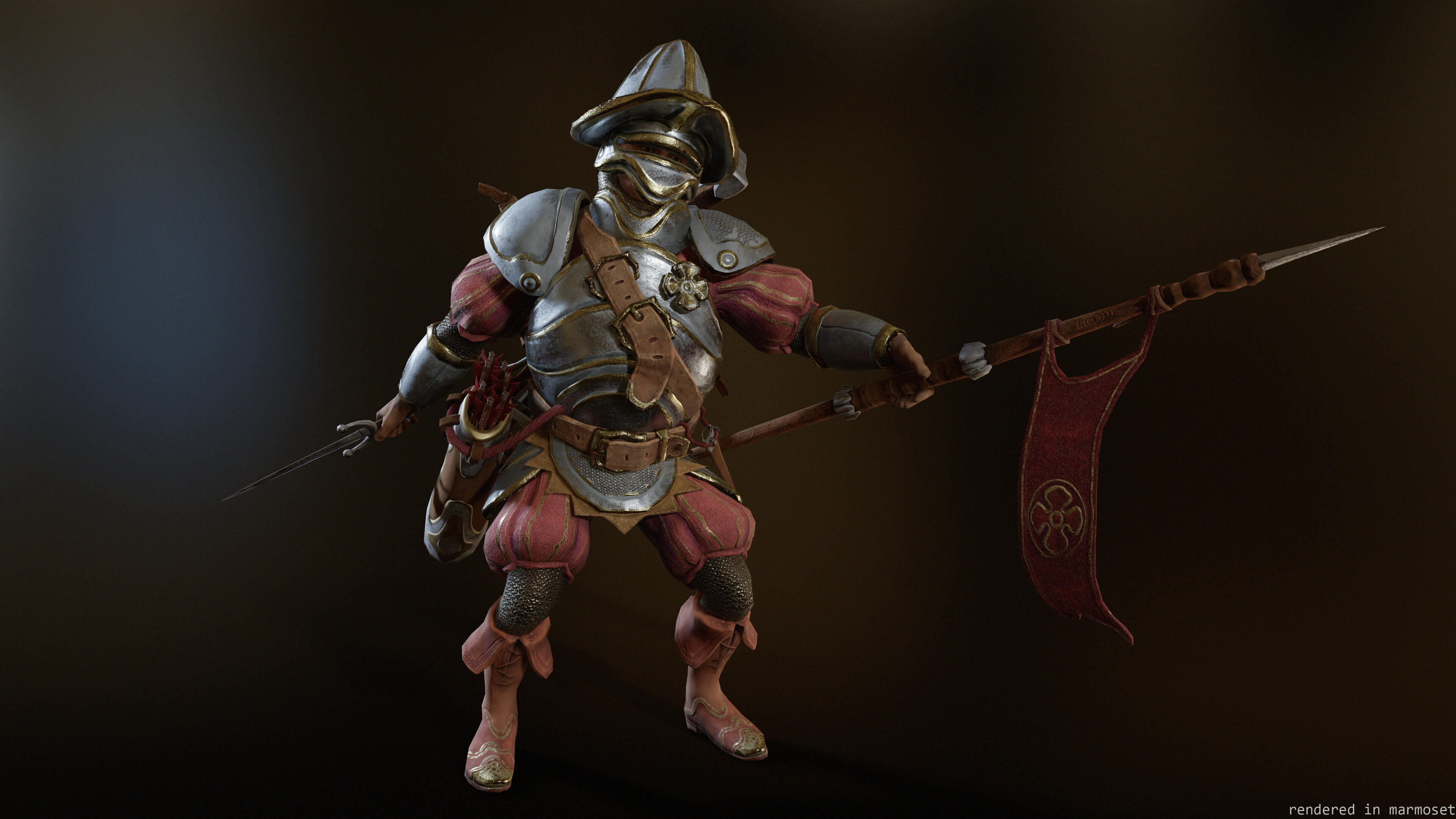 Crossbowman Heavy Armored - 3D Model by pink_penguin