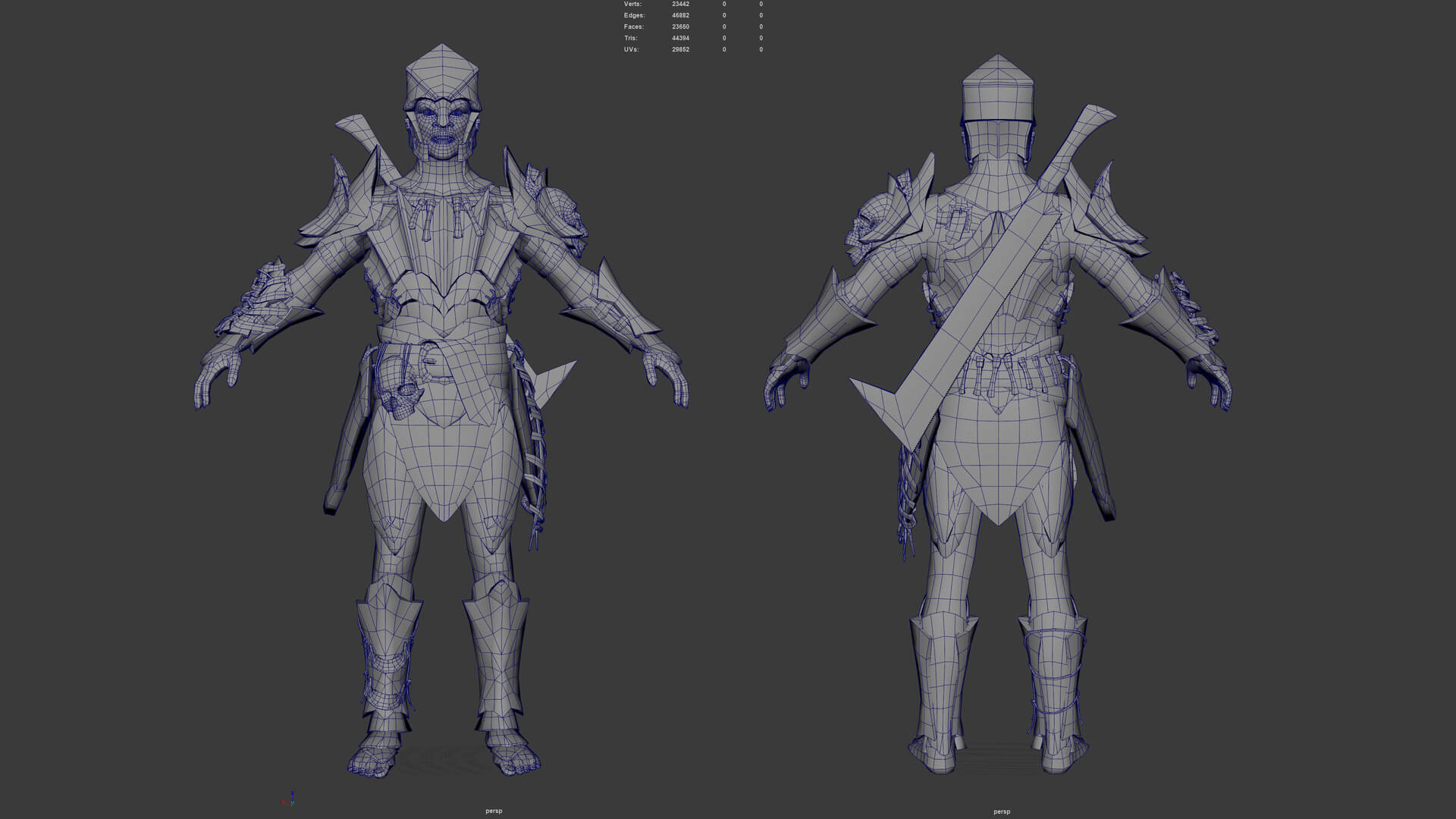 Orc Armored With Sword - 3D Model by pink_penguin