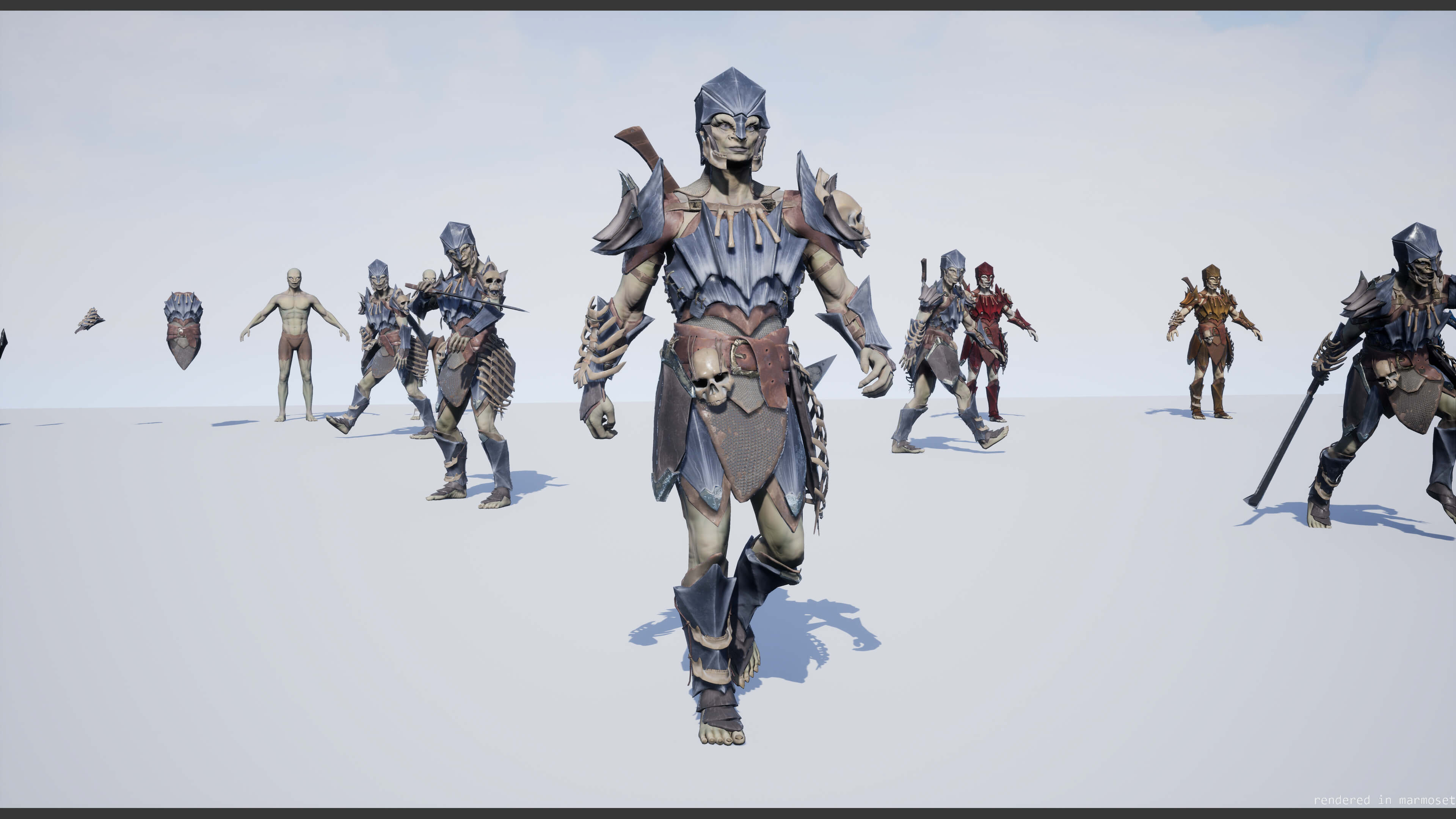 Orc Armored With Sword - 3D Model by pink_penguin