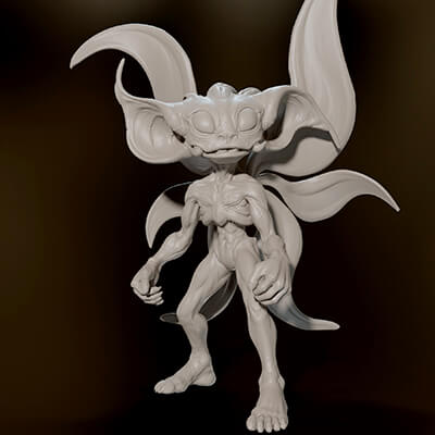 Pixie 3D Print 7 Poses by pink_penguin