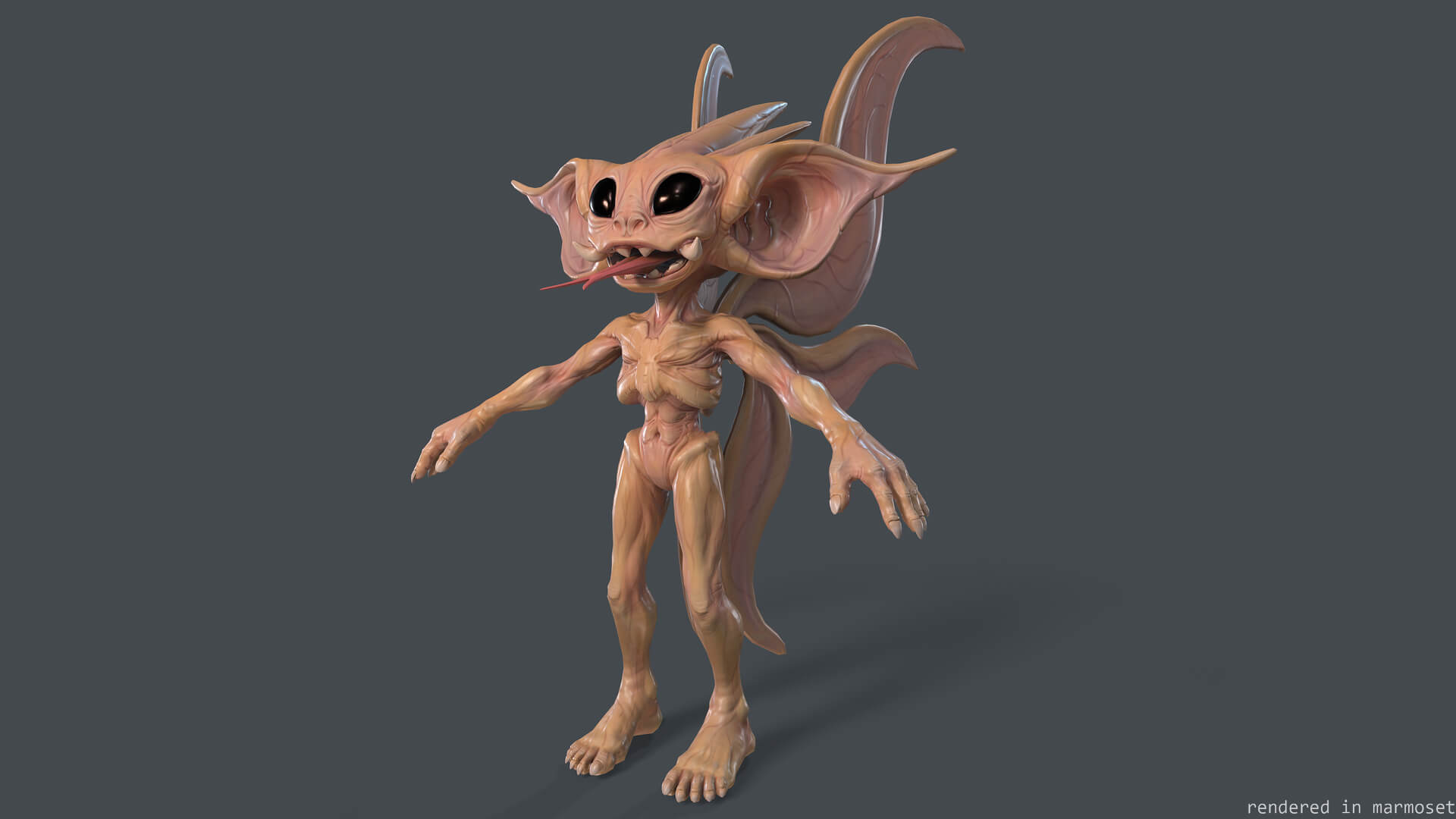 Pixie Flying Animated - 3D Model by pink_penguin