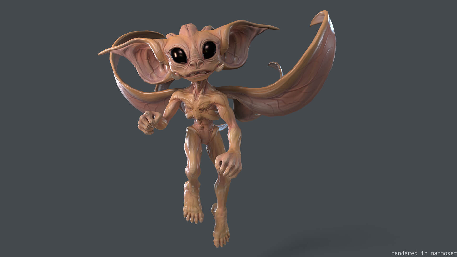 Pixie Flying Animated - 3D Model by pink_penguin
