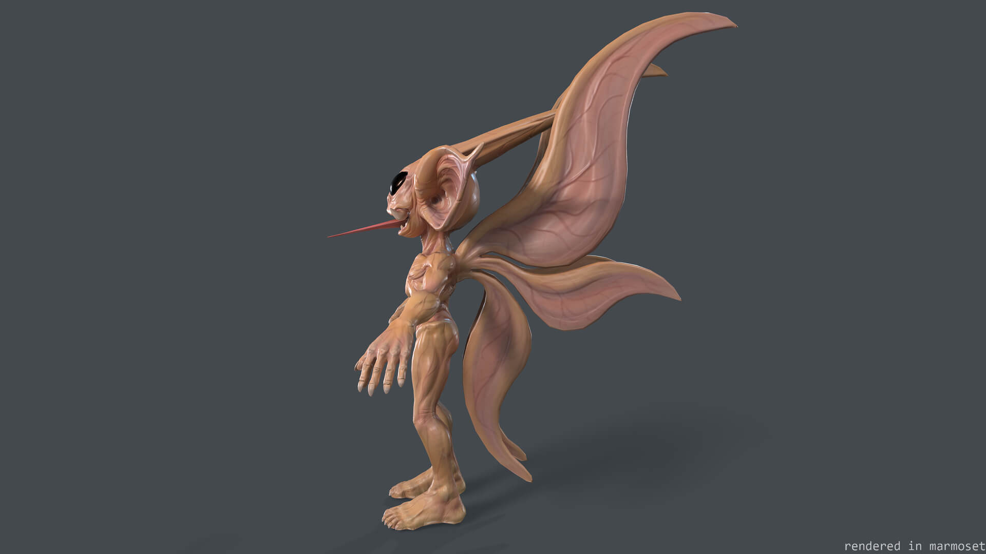 Pixie Flying Animated - 3D Model by pink_penguin