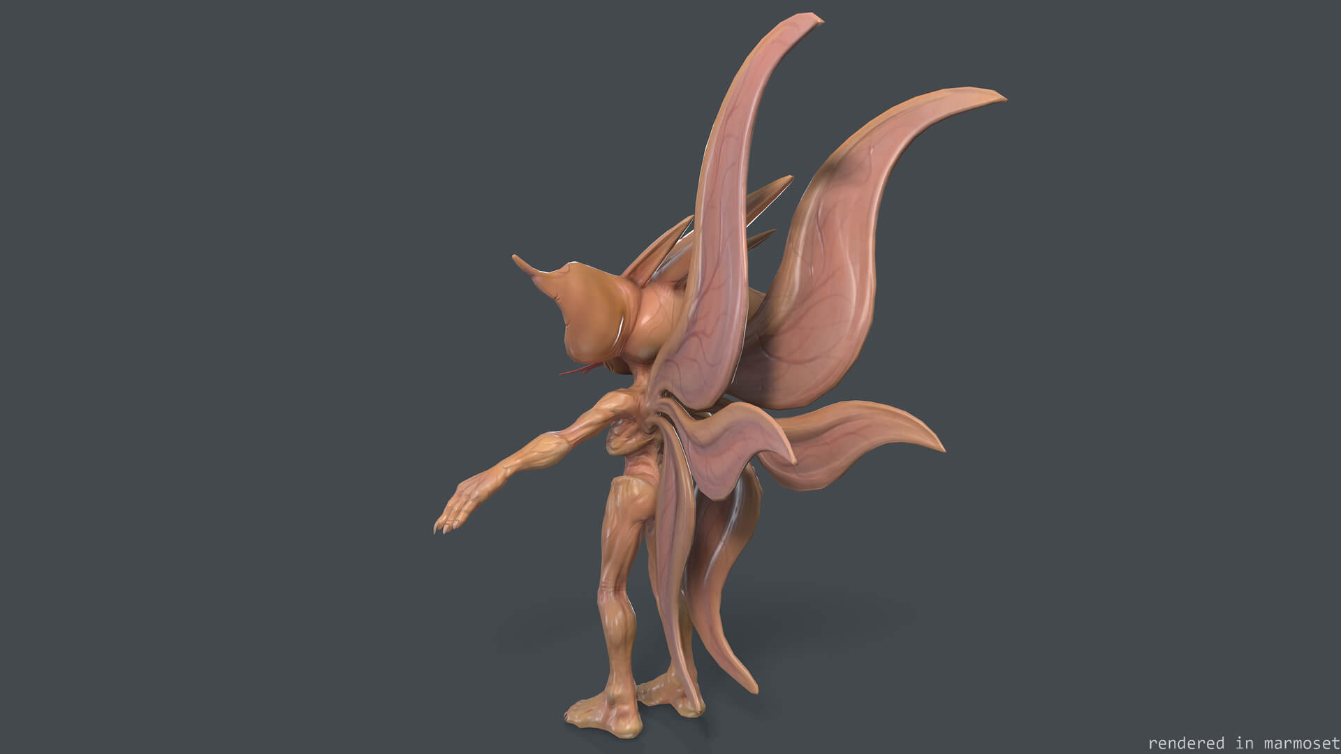 Pixie Flying Animated - 3D Model by pink_penguin