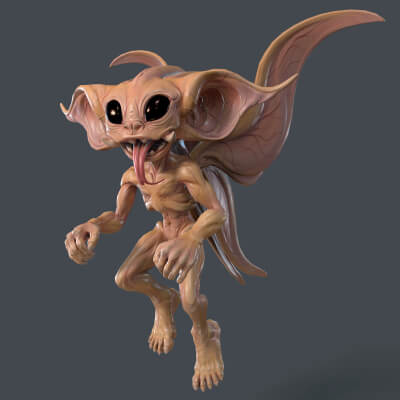 Pixie Flying Animated - 3D Model by pink_penguin