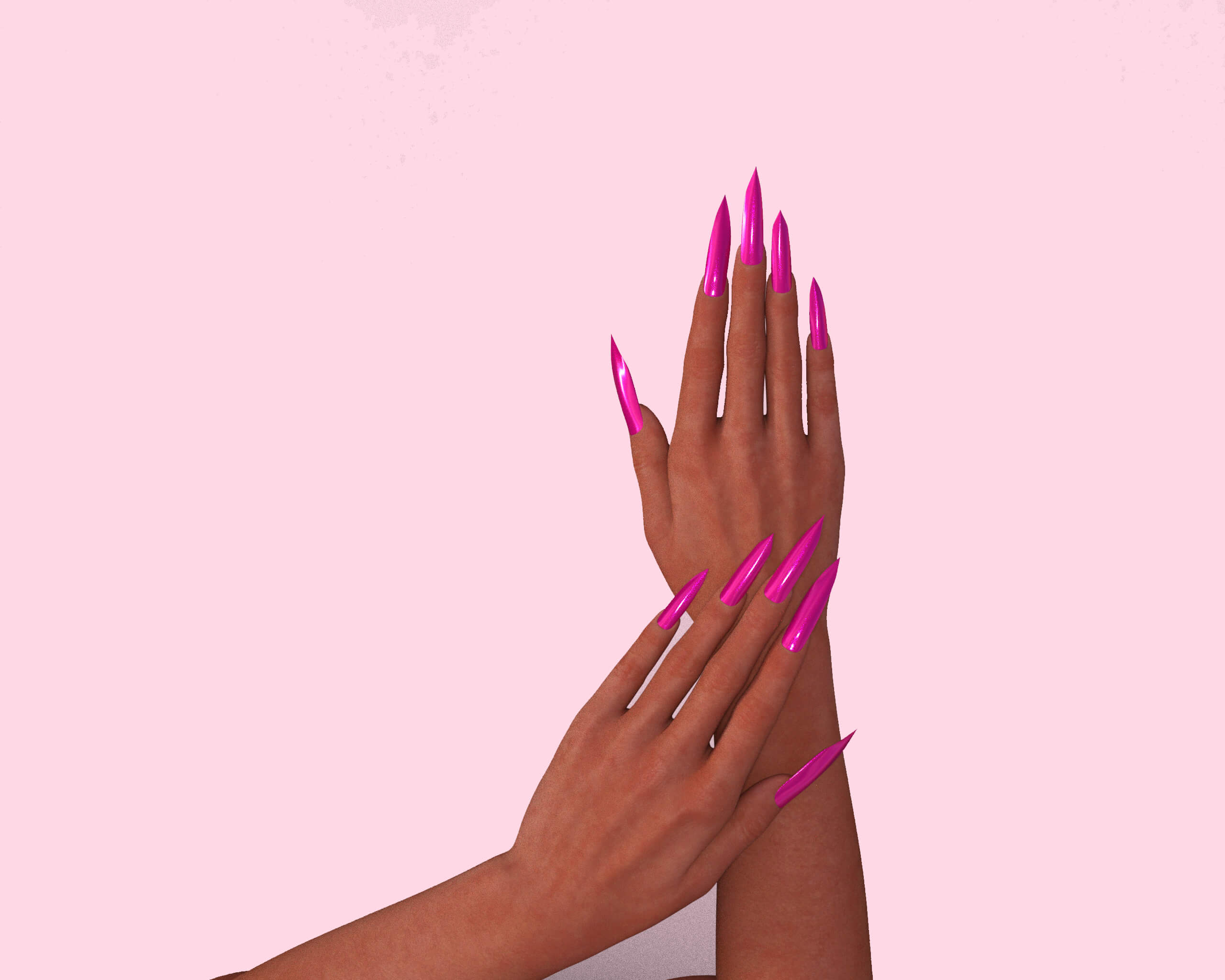 Nail Pose Gift for G8F - Free Daz Content by PinkPlasticPerfect
