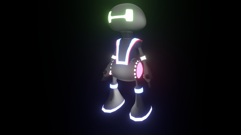 Si-Fi Robot 3D Model by pino