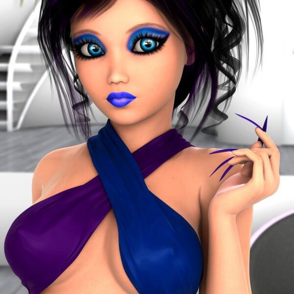 Blue Butterflies 3D Render | RenderHub Gallery