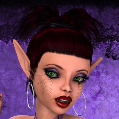 Space Vampire Brandi 3D Render | RenderHub Gallery