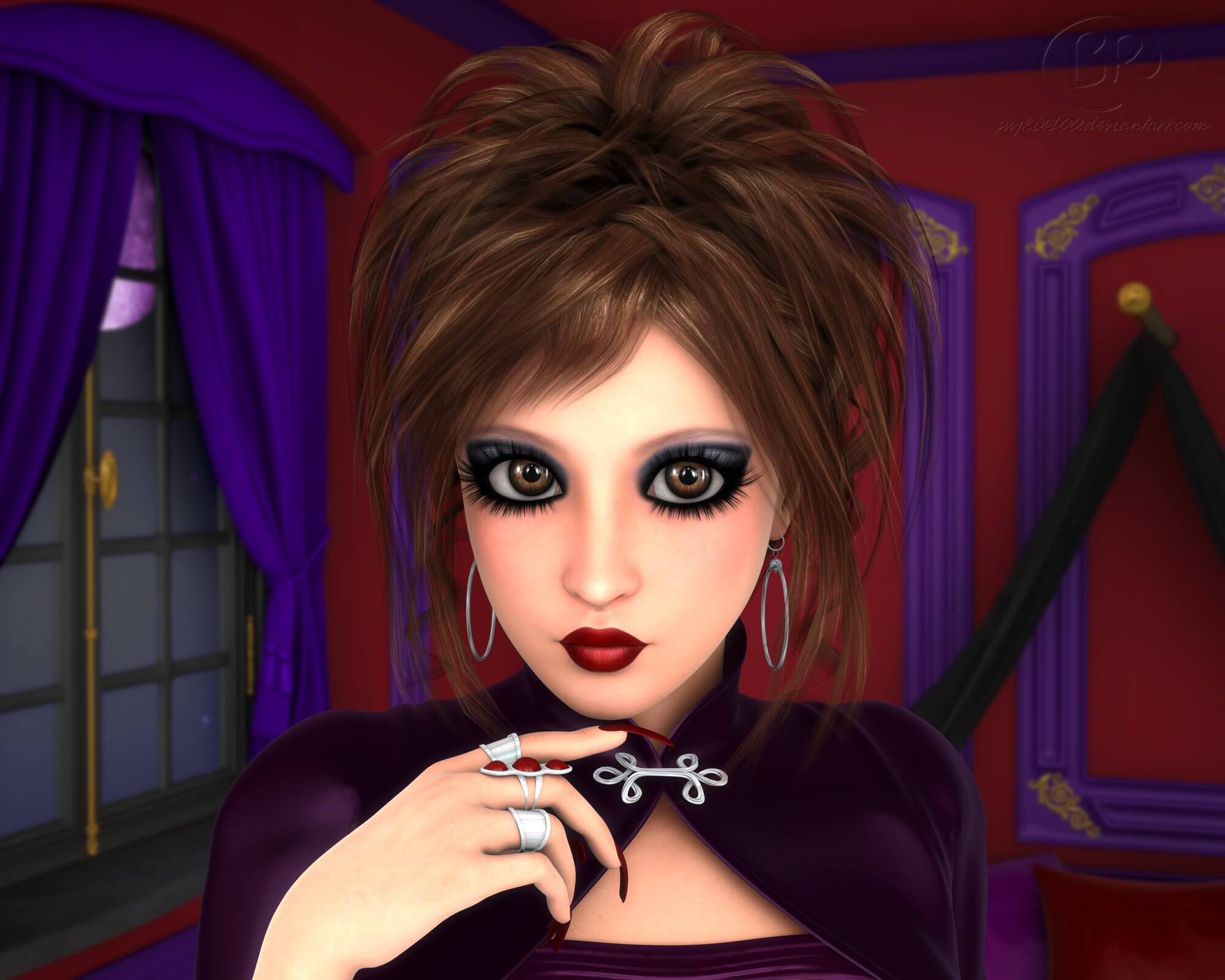 Julieann's Gaze 3D Render | RenderHub Gallery