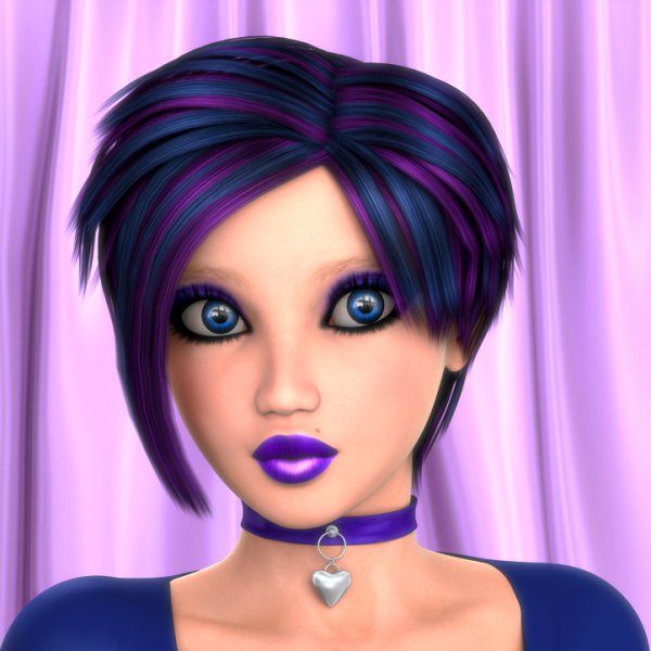 Luna's Makeover 3D Render | RenderHub Gallery