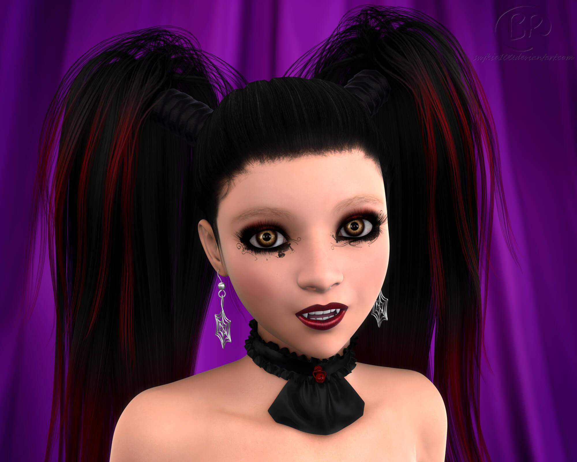 Still Just Like Luna 3D Render, Digital Art by Pinspotter