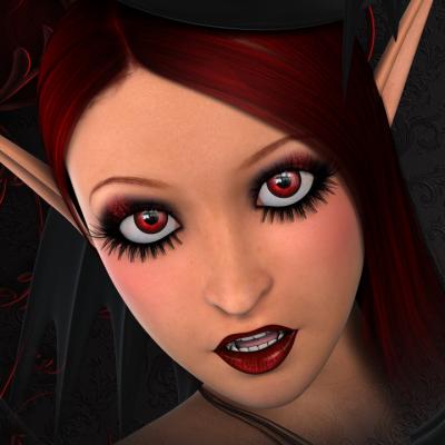 Gothic Vampiress 3D Render | RenderHub Gallery