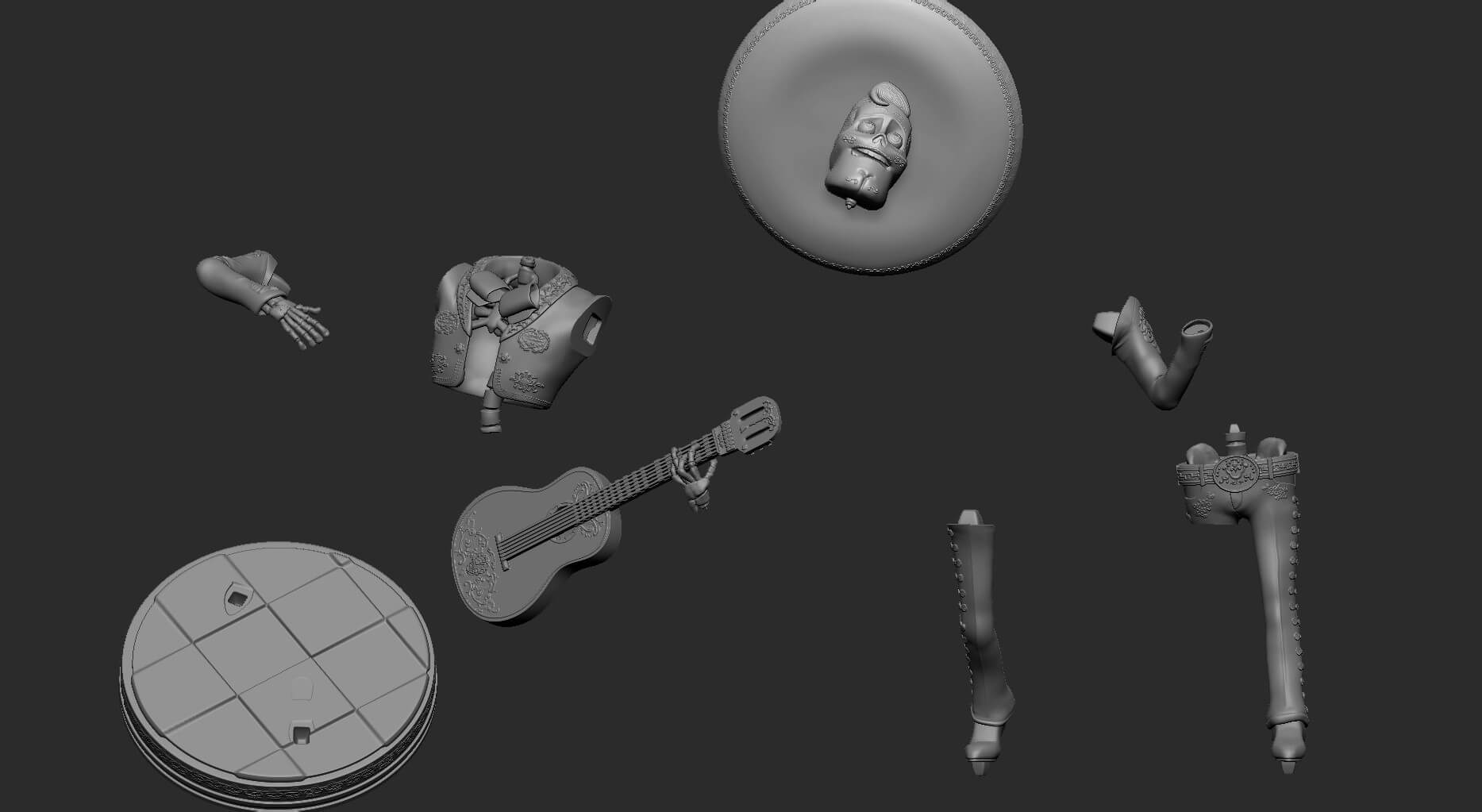 Coco Ernesto Santa Cruz - 3D Model by pipepipe123