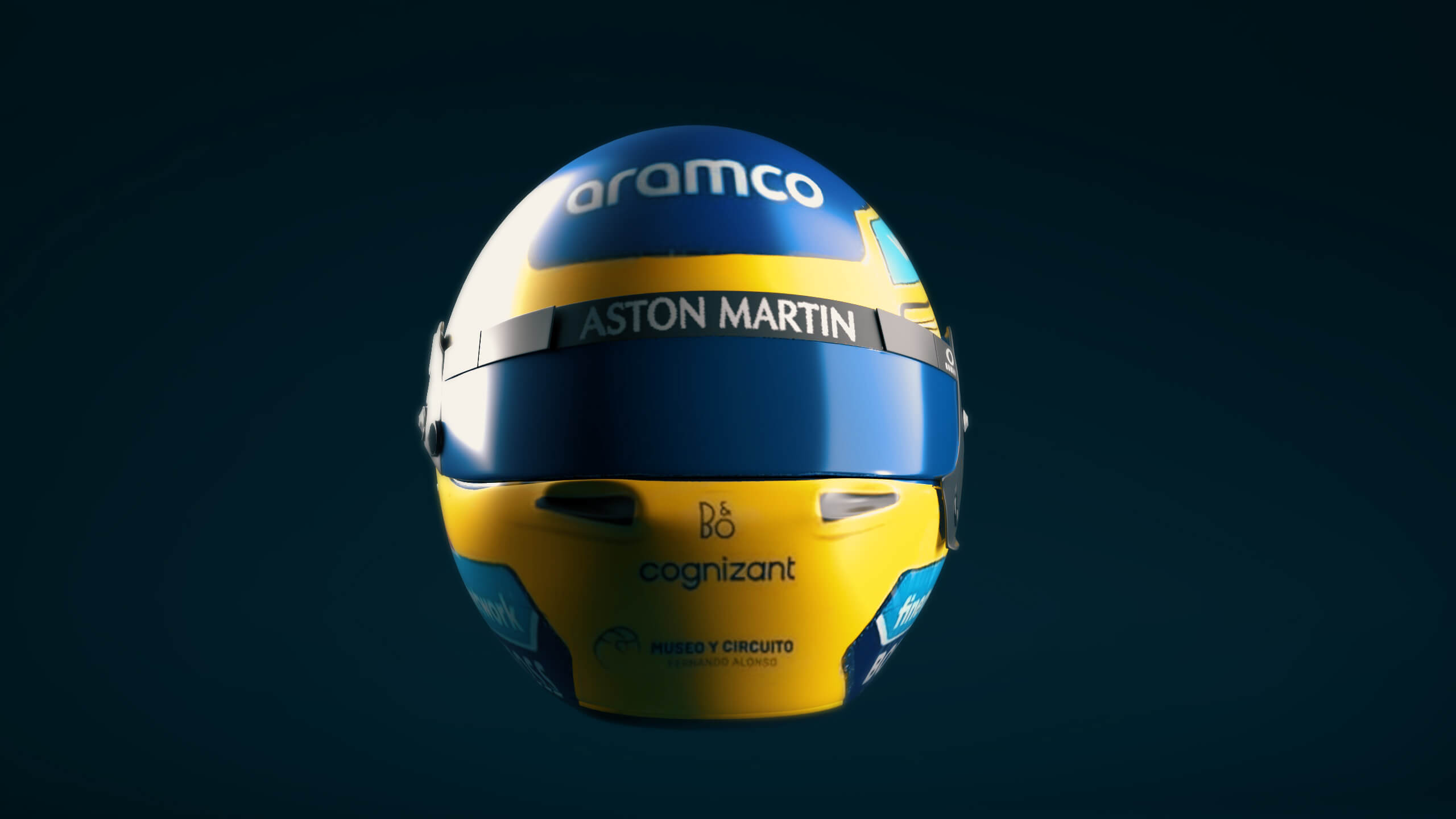 Helmet Fernando Alonso 2024 - 3D Model by pipepipe123