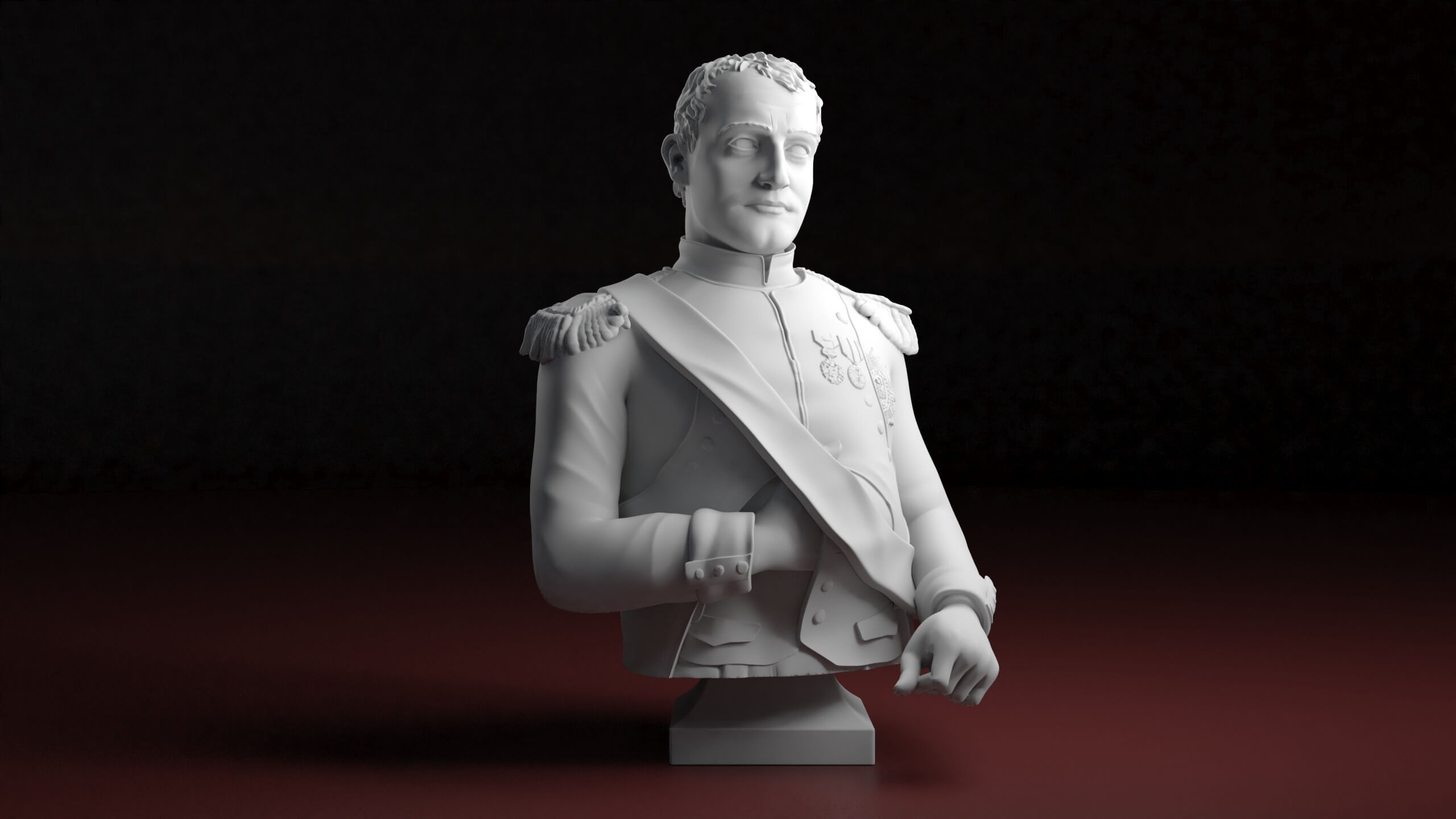 Napoleon Bonapart Bust - 3D Model by pipepipe123