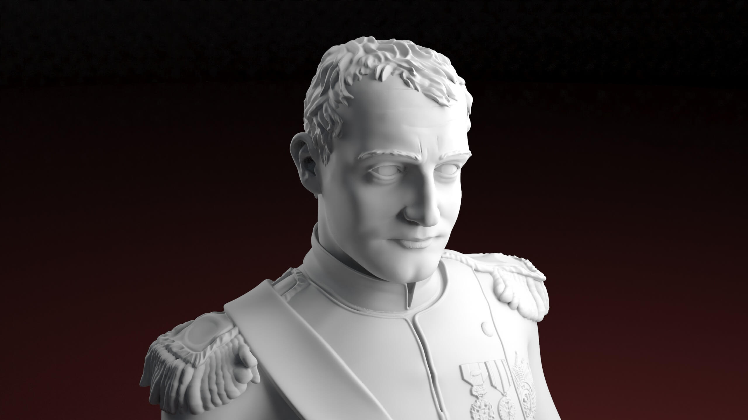 Napoleon Bonapart Bust - 3D Model by pipepipe123