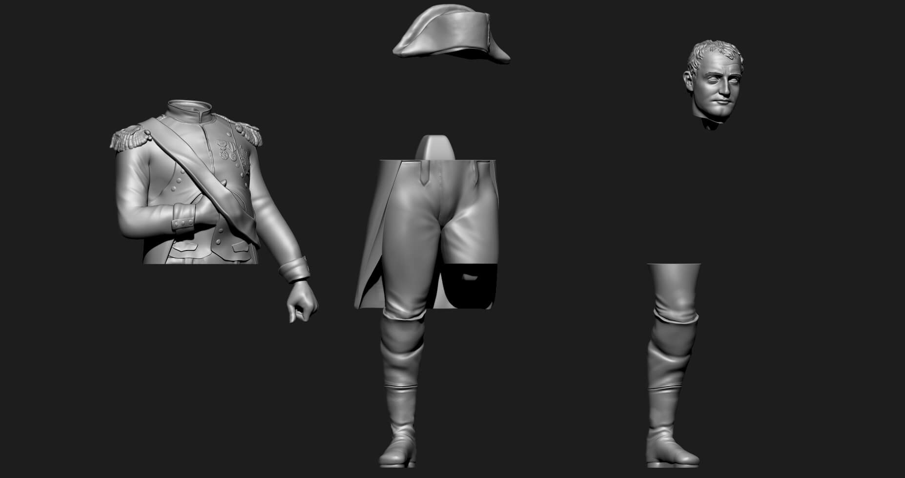 Napoleon Bonaparte - 3D Model by pipepipe123