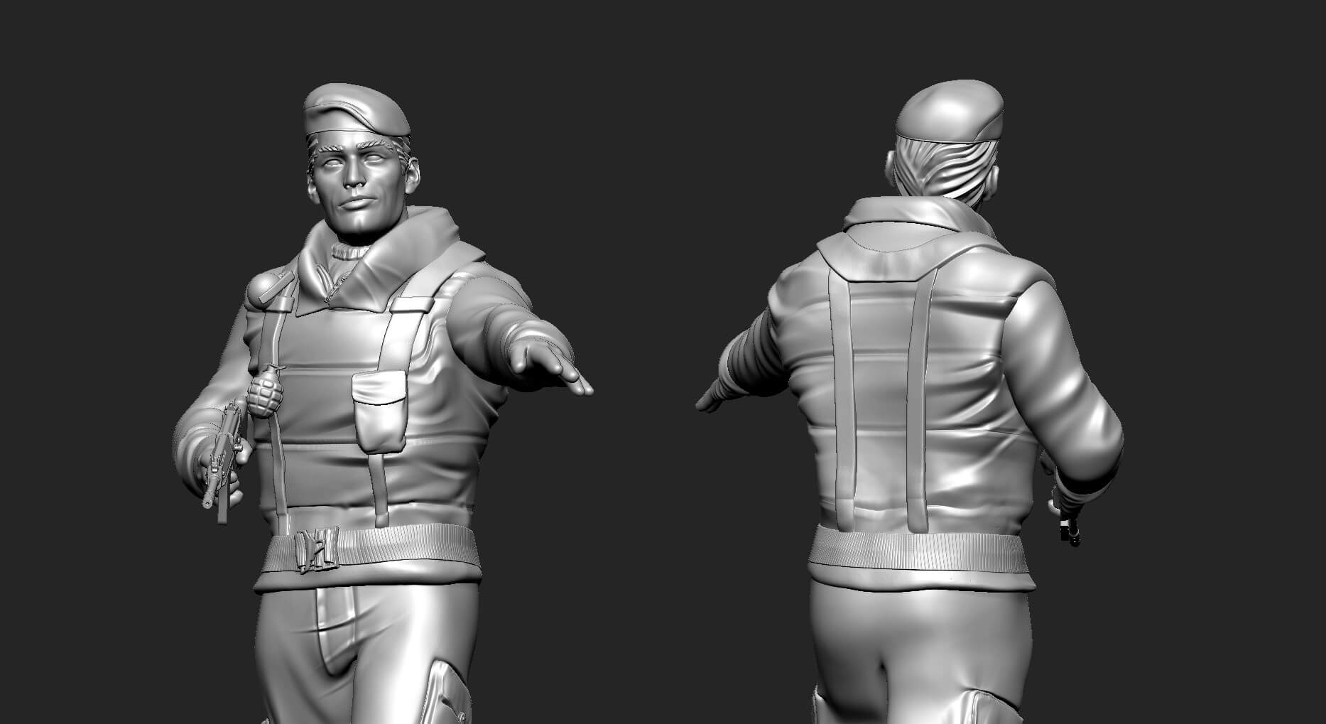 Soldier Commando - 3D Model by pipepipe123