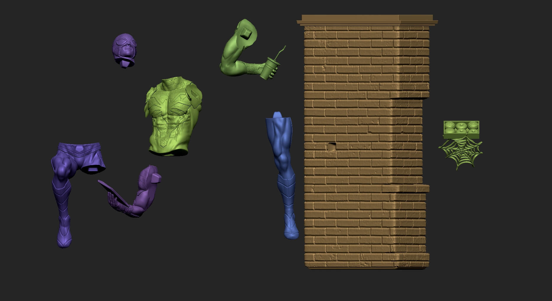 Spiderman Comic - 3D Model by pipepipe123