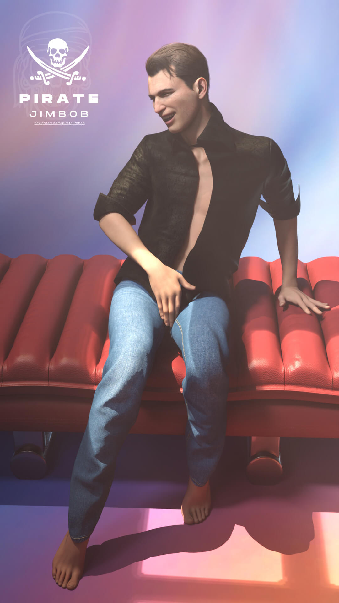 Connor (Detroit Become Human) 3D Render by piratejimbob