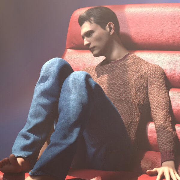 Connor (Detroit Become Human) 3D Render by piratejimbob