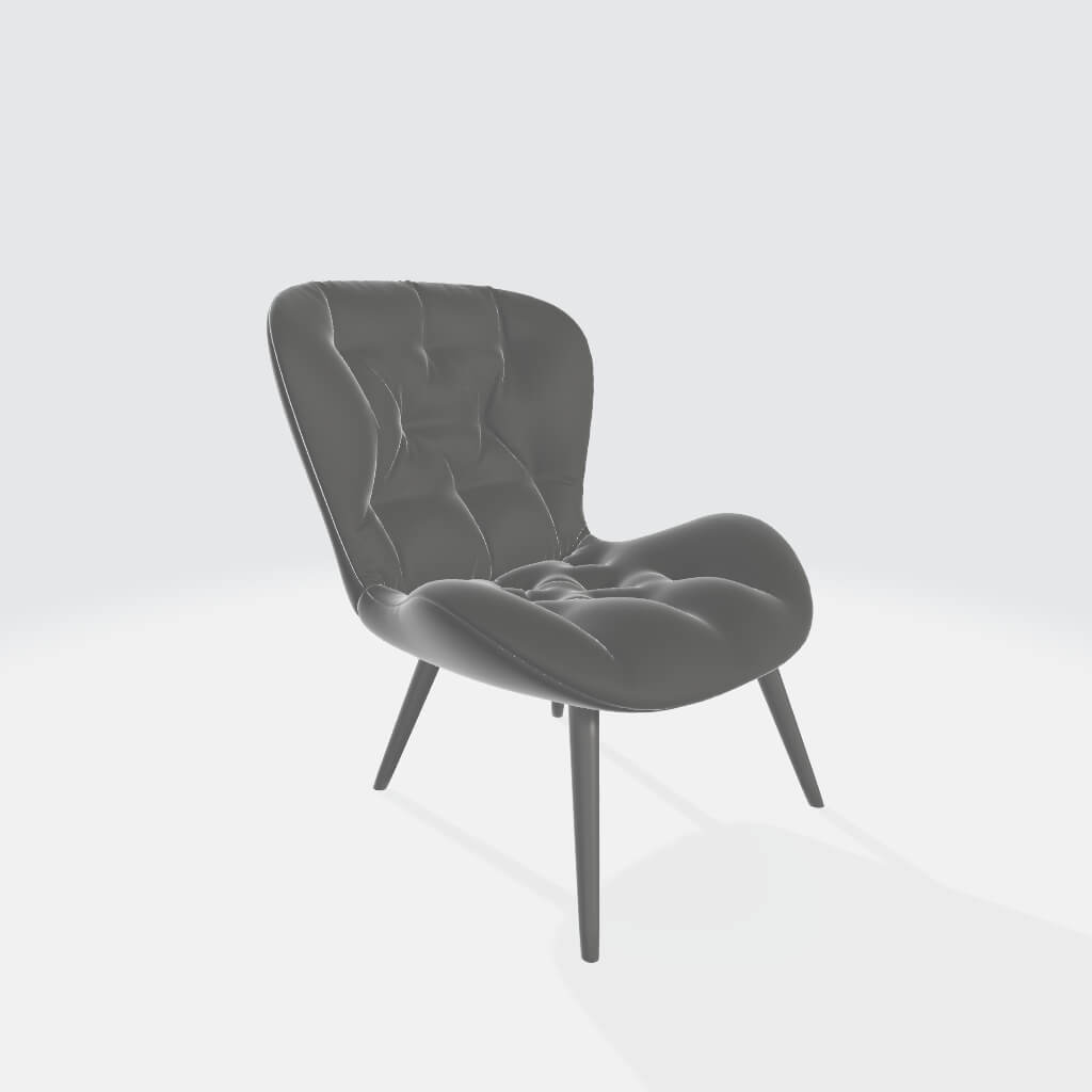 Batilda Armchair 3D Model by Pivot9876