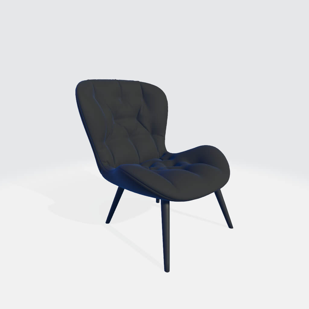 Batilda Armchair 3D Model by Pivot9876