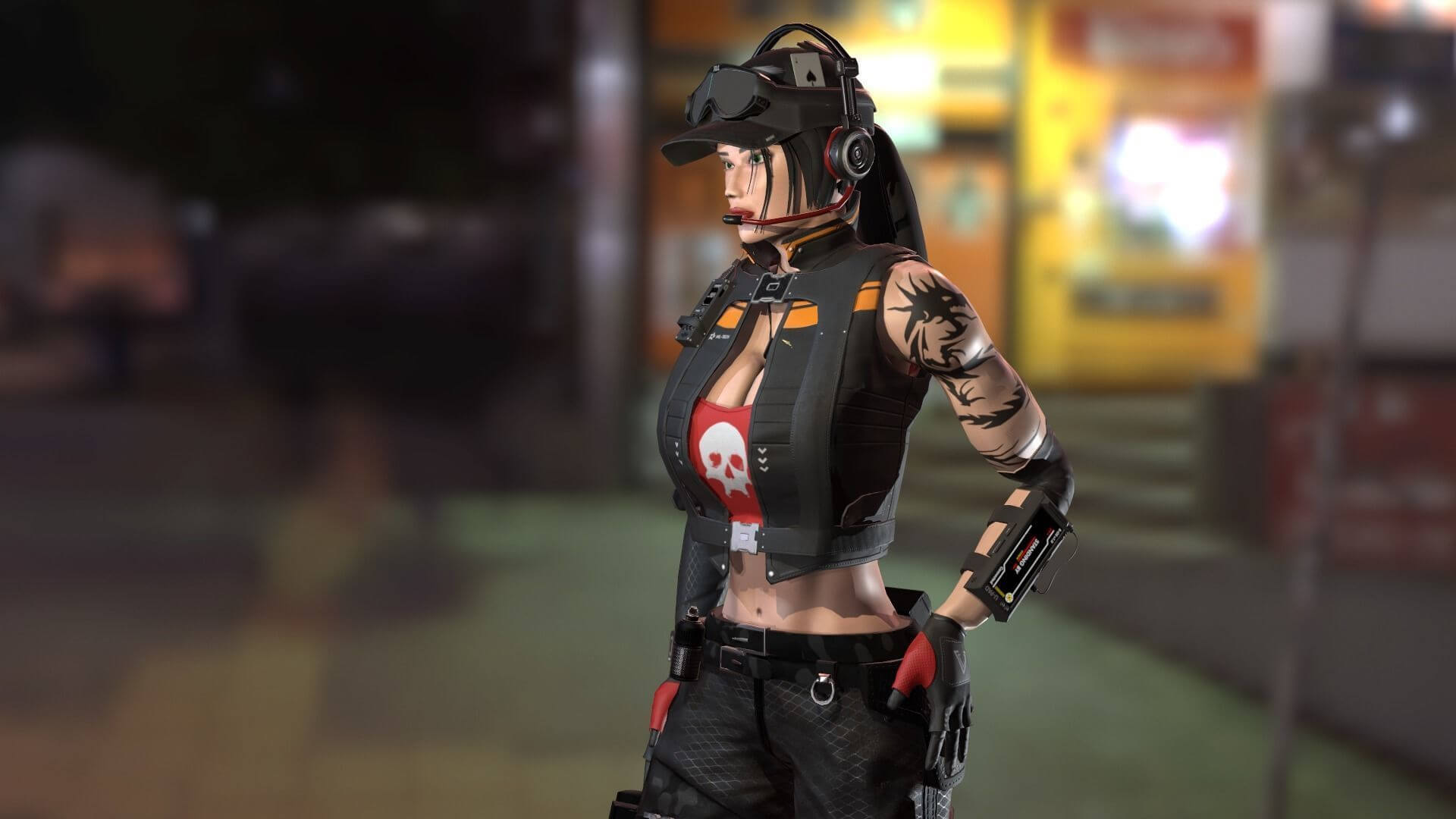 Esther - Mercenary Girl 3D Model by Pivot9876