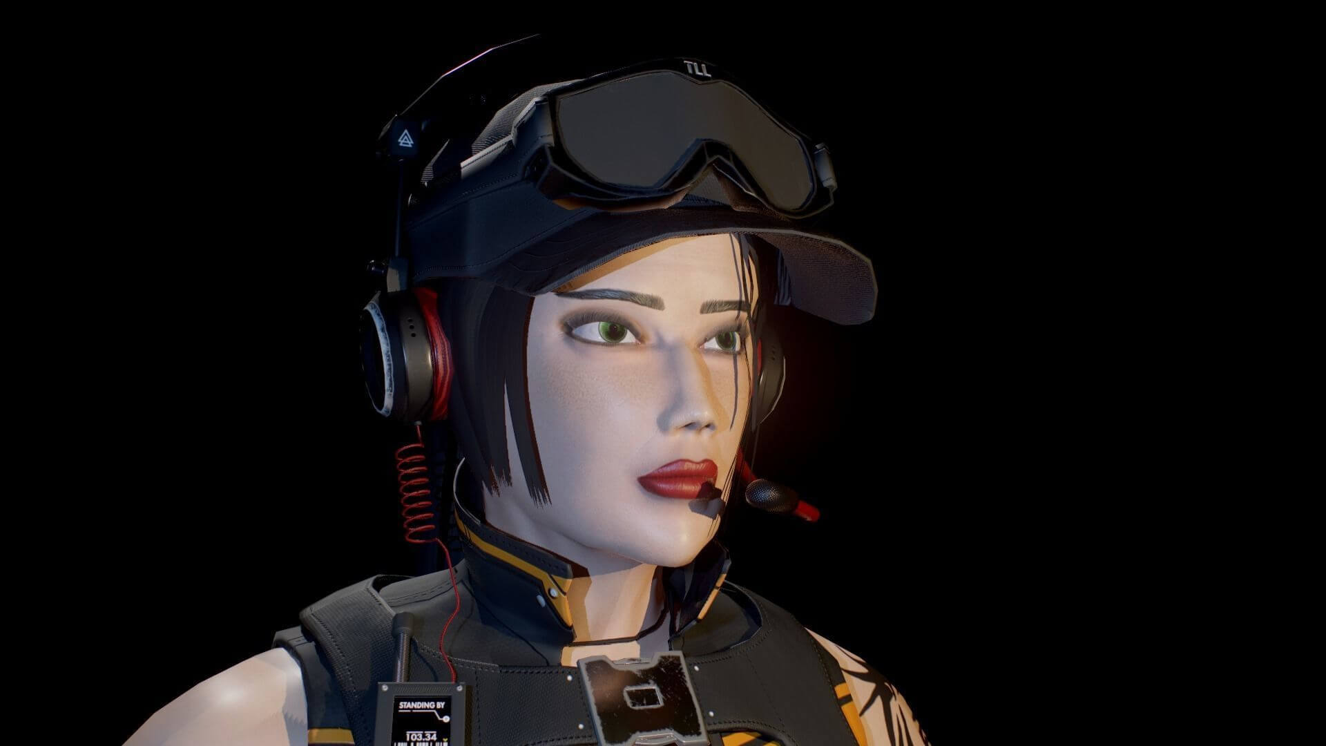 Esther - Mercenary Girl 3D Model by Pivot9876