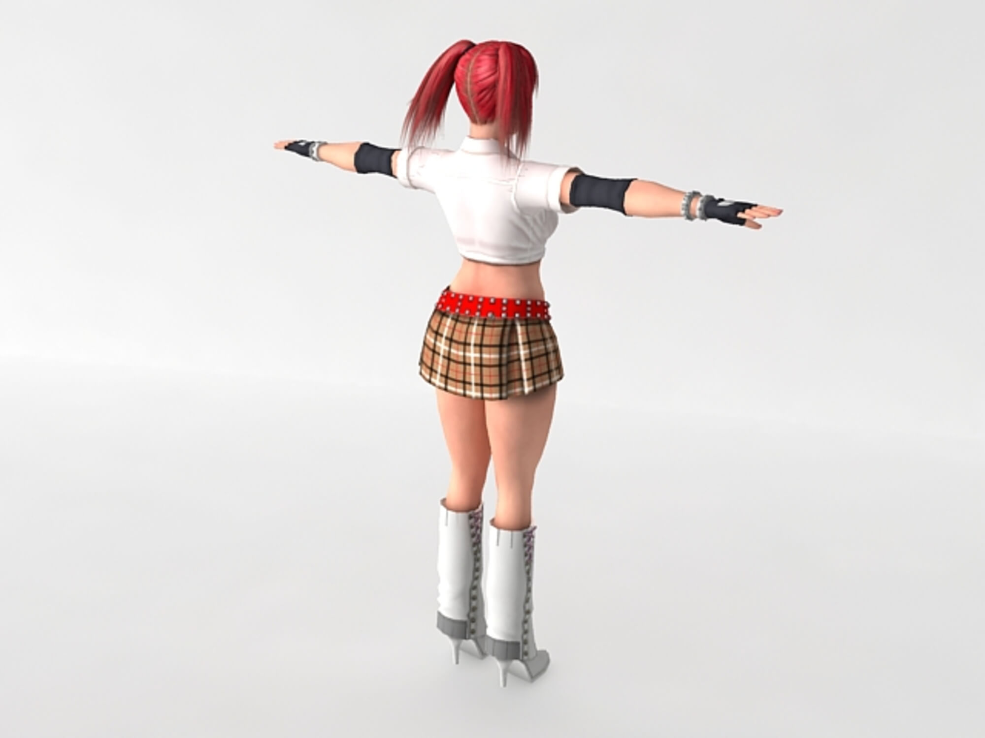 Sexy Hot Girl 3D Model by Pivot9876