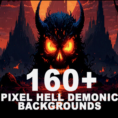 160+ Fantasy Pixel Art Backgrounds - 2D Game Asset by Pixel_Hunter