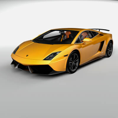 Lamborghini Gallardo LP 570-4 Superleggera 3D Model by PixelPoint