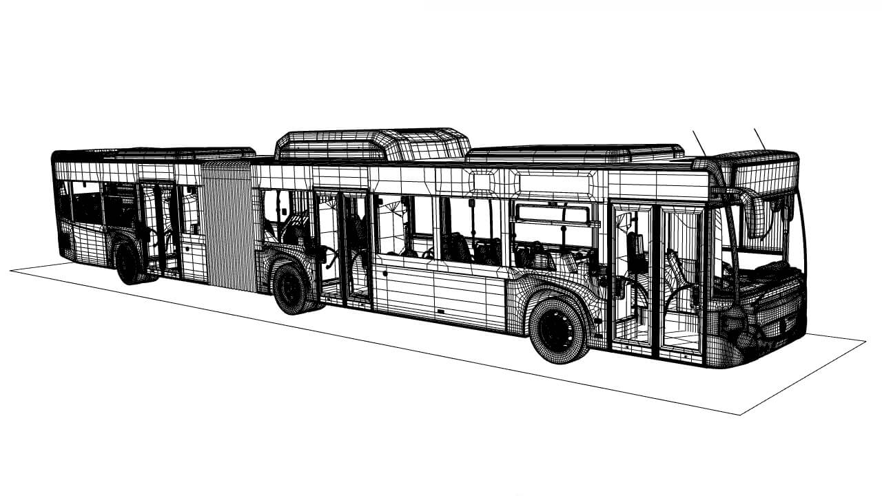 Mercedes Benz Citaro Capacity Ngt - 3D Model by PixelPoint