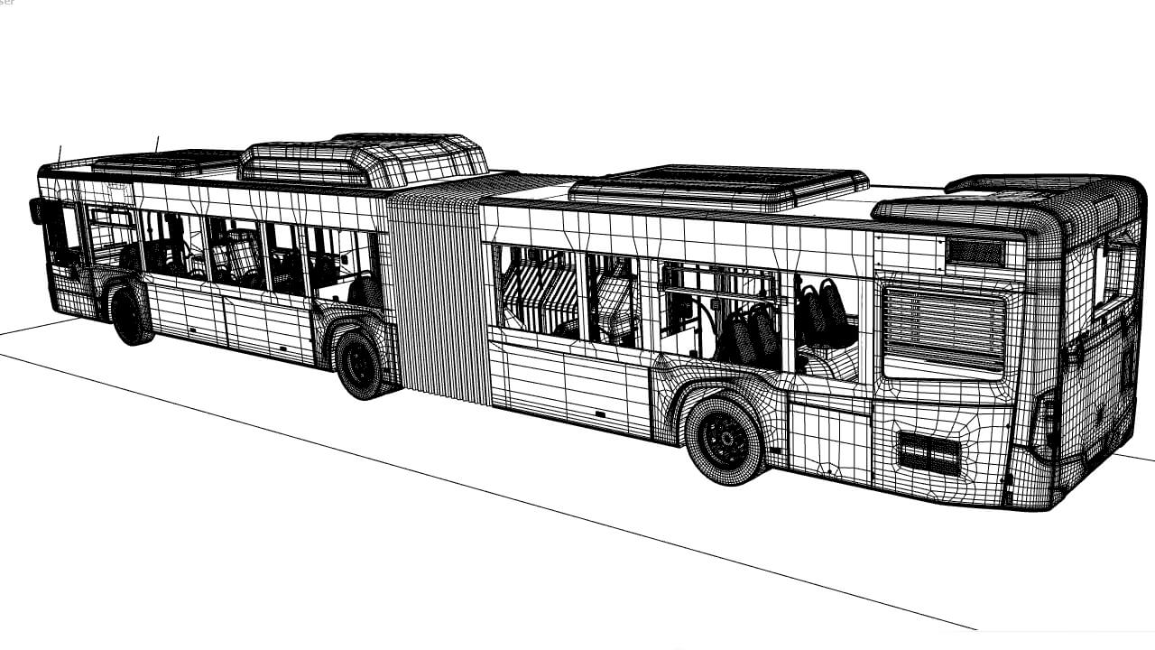 Mercedes Benz Citaro Capacity Ngt - 3D Model by PixelPoint