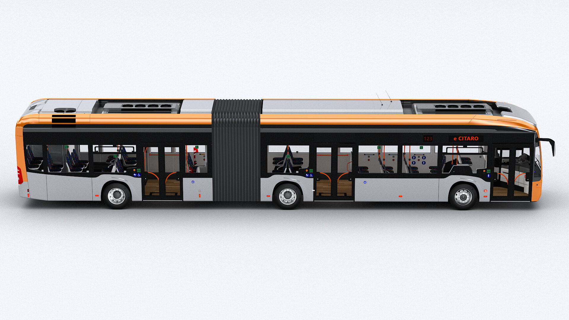 Mercedes Benz E Citaro Capacity - 3D Model by PixelPoint